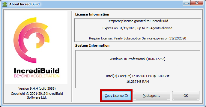激活您的许可证
